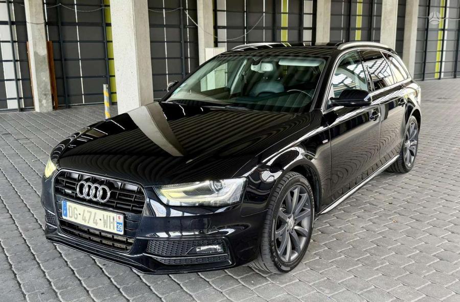 Black Audi A4 2014 in Vilnius, with an engine capacity of 2.97 L and mileage of 298 thousand km for 8999 €, photo 7 on AUTOMOTO.COM.LV