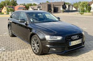 Black Audi A4 2014 in Vilnius, with an engine capacity of 2.97 L and mileage of 298 thousand km for 8999 €, photo 8 on AUTOMOTO.COM.LV