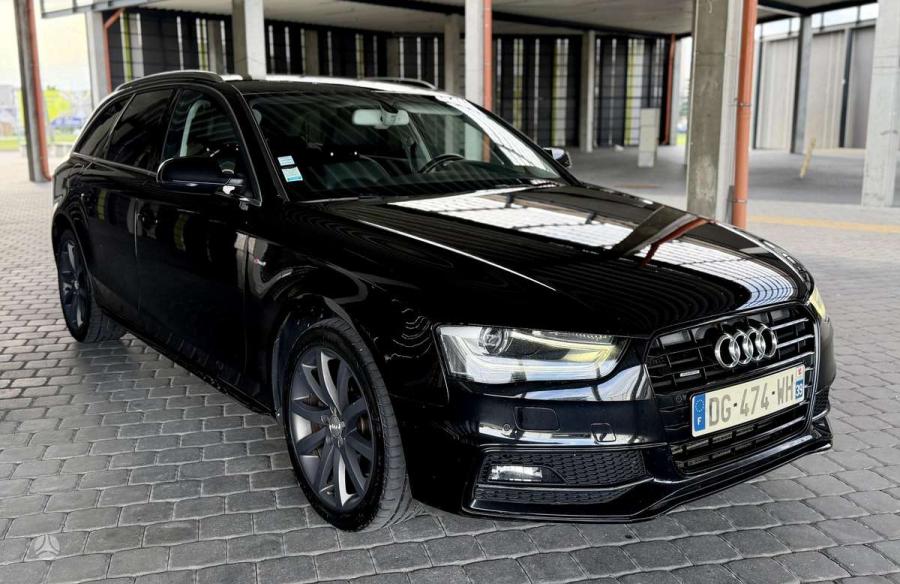 Black Audi A4 2014 in Vilnius, with an engine capacity of 2.97 L and mileage of 298 thousand km for 8999 €, photo 10 on AUTOMOTO.COM.LV