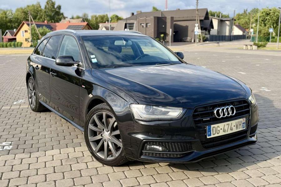 Black Audi A4 2014 in Vilnius, with an engine capacity of 2.97 L and mileage of 298 thousand km for 8999 €, photo 12 on AUTOMOTO.COM.LV