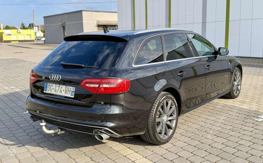 Black Audi A4 2014 in Vilnius, with an engine capacity of 2.97 L and mileage of 298 thousand km for 8999 €, photo 18 on AUTOMOTO.COM.LV