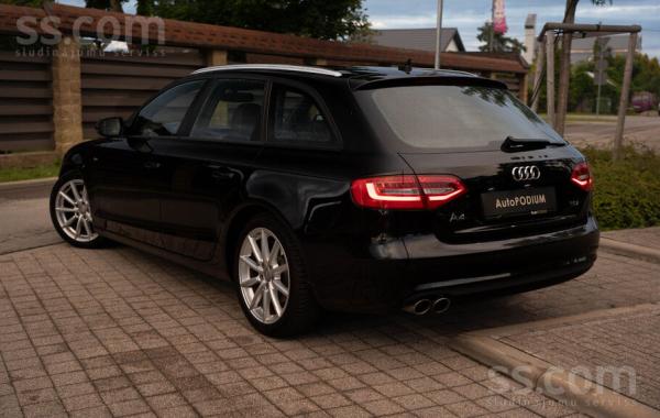 Melns Audi A4 2014 Rīga, ar dzinēja tilpumu 2.00 L un nobraukumu 335 tūkst. km par 8990 €, foto 3 vietnē AUTOMOTO.COM.LV