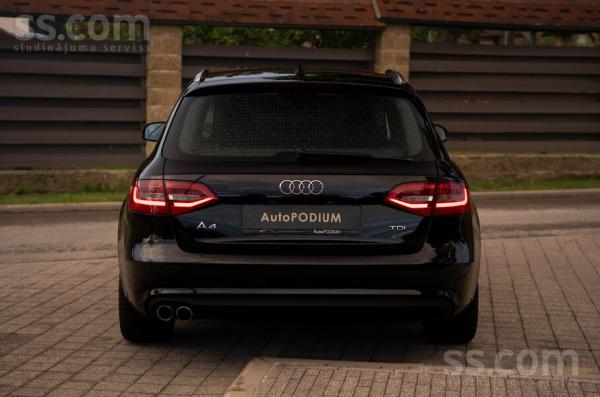 Melns Audi A4 2014 Rīga, ar dzinēja tilpumu 2.00 L un nobraukumu 335 tūkst. km par 8990 €, foto 5 vietnē AUTOMOTO.COM.LV
