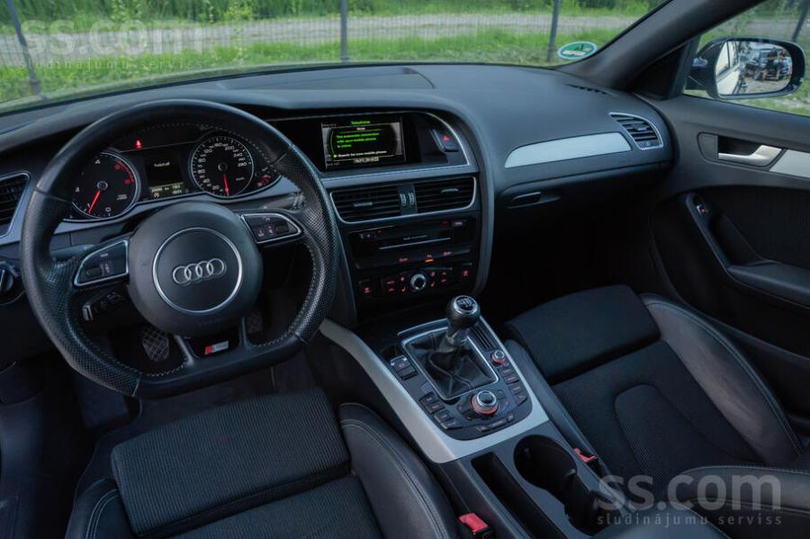 Melns Audi A4 2014 Rīga, ar dzinēja tilpumu 2.00 L un nobraukumu 335 tūkst. km par 8990 €, foto 21 vietnē AUTOMOTO.COM.LV