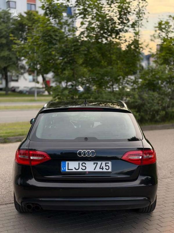Melns Audi A4 2014 Viļņa, ar dzinēja tilpumu 2.00 L un nobraukumu 249 tūkst. km par 5000 €, foto 6 vietnē AUTOMOTO.COM.LV