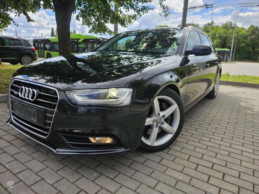 Melns Audi A4 2014 Kauņa, ar dzinēja tilpumu 2.97 L un nobraukumu 274 tūkst. km par 6950 €, foto 1 vietnē AUTOMOTO.COM.LV