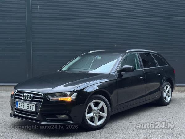 Black Audi A4 2014 in Tallinn, with an engine capacity of 2.00 L and mileage of 314 thousand km for 5950 €, photo 1 on AUTOMOTO.COM.LV