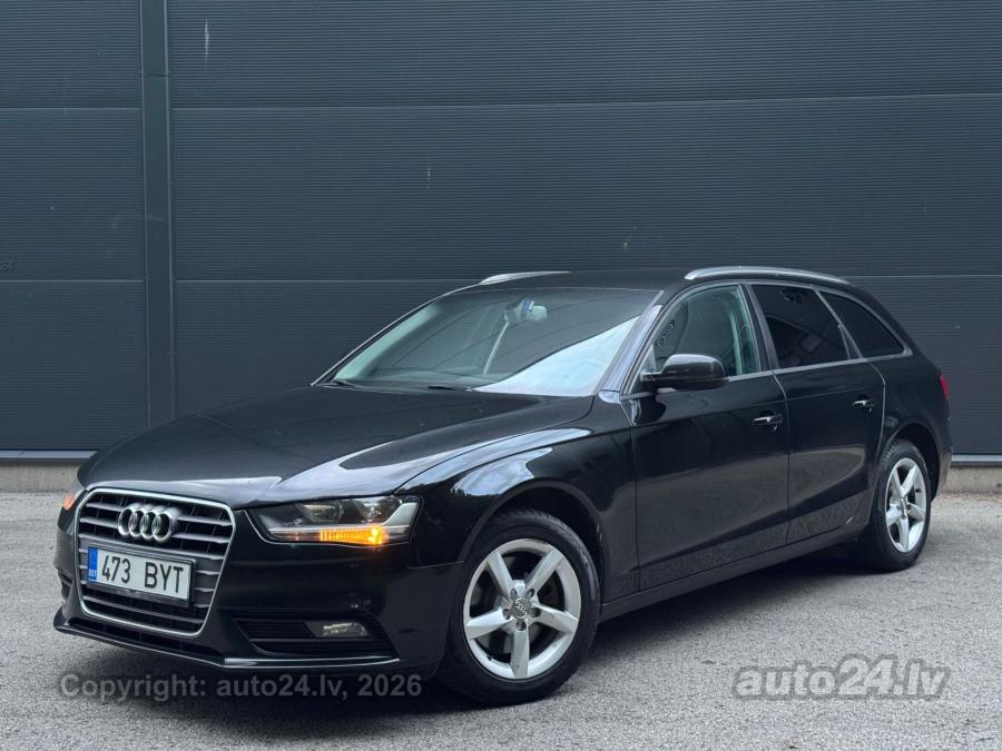 Black Audi A4 2014 in Tallinn, with an engine capacity of 2.00 L and mileage of 314 thousand km for 5950 €, photo 1 on AUTOMOTO.COM.LV