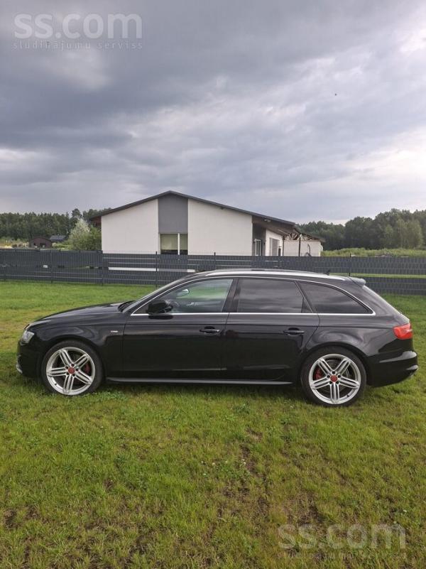 Black Audi A4 2014 in Riga, with an engine capacity of 2.00 L and mileage of 139 thousand km for 12500 €, photo 4 on AUTOMOTO.COM.LV