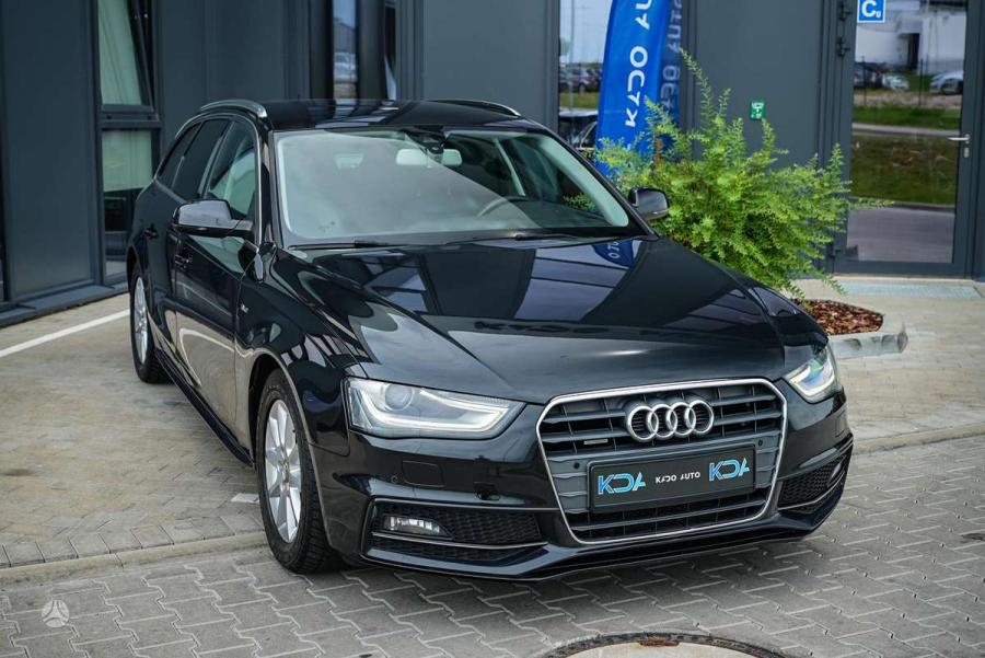 Melns Audi A4 2014 Kauņa, ar dzinēja tilpumu 1.97 L un nobraukumu 255 tūkst. km par 9950 €, foto 4 vietnē AUTOMOTO.COM.LV