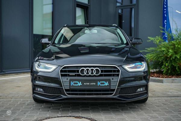 Black Audi A4 2014 in Kaunas, with an engine capacity of 1.97 L and mileage of 255 thousand km for 9950 €, photo 4 on AUTOMOTO.COM.LV
