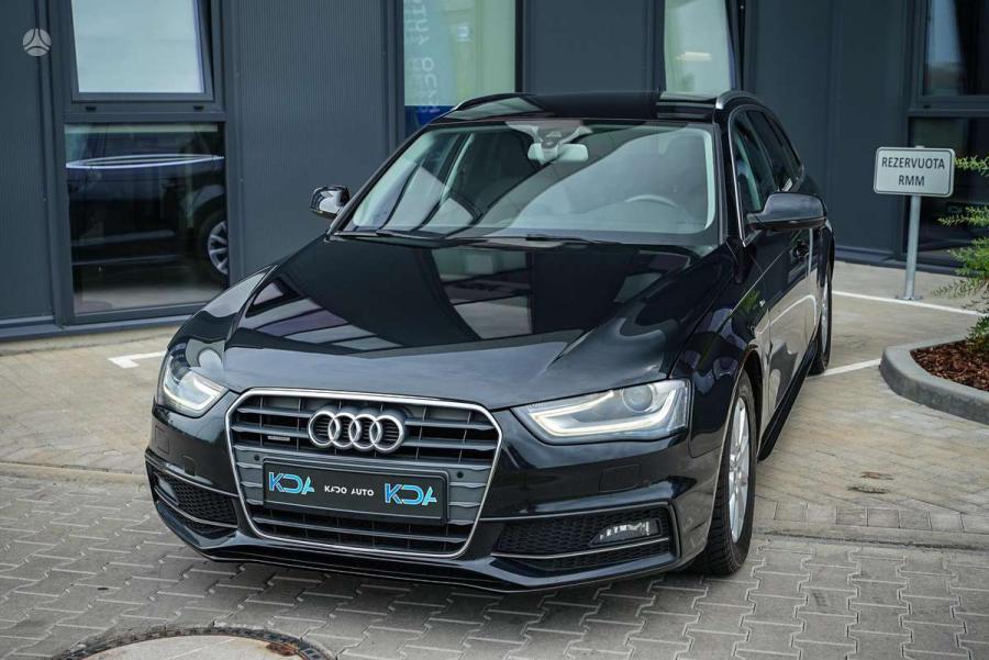 Melns Audi A4 2014 Kauņa, ar dzinēja tilpumu 1.97 L un nobraukumu 255 tūkst. km par 9950 €, foto 6 vietnē AUTOMOTO.COM.LV