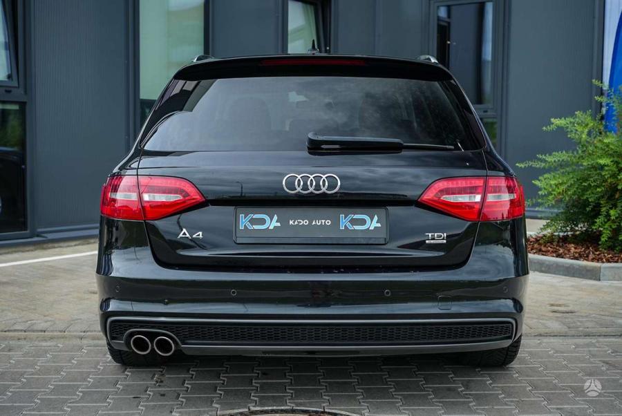Melns Audi A4 2014 Kauņa, ar dzinēja tilpumu 1.97 L un nobraukumu 255 tūkst. km par 9950 €, foto 13 vietnē AUTOMOTO.COM.LV