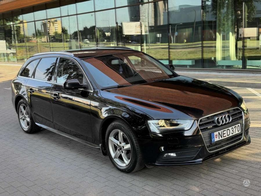 Melns Audi A4 2014 Kauņa, ar dzinēja tilpumu 1.97 L un nobraukumu 320 tūkst. km par 8000 €, foto 3 vietnē AUTOMOTO.COM.LV