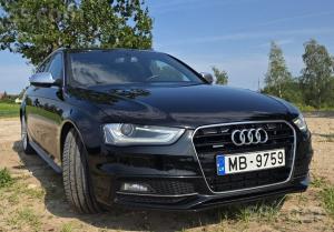 Melns Audi A4 2014 Jelgava, ar dzinēja tilpumu 3.00 L un nobraukumu 369 tūkst. km par 9000 €, foto  vietnē AUTOMOTO.COM.LV