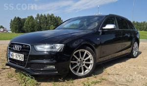 Black Audi A4 2014 in Jelgava, with an engine capacity of 3.00 L and mileage of 369 thousand km for 9000 €, photo 3 on AUTOMOTO.COM.LV
