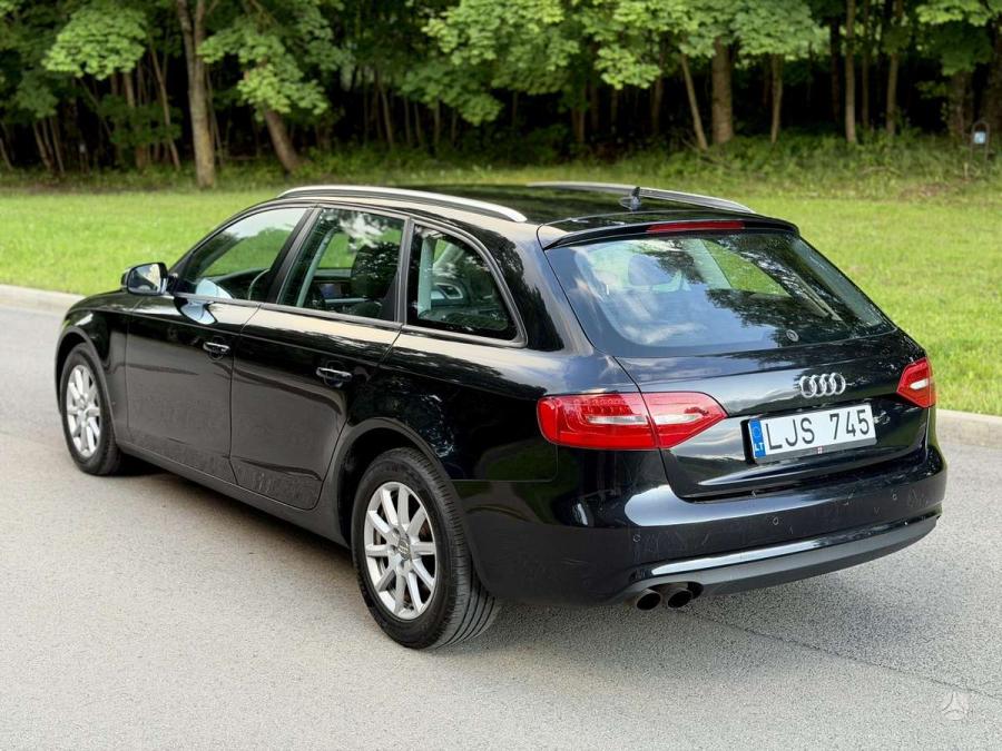 Black Audi A4 2014 in Vilnius, with an engine capacity of 2.00 L and mileage of 253 thousand km for 5000 €, photo 6 on AUTOMOTO.COM.LV