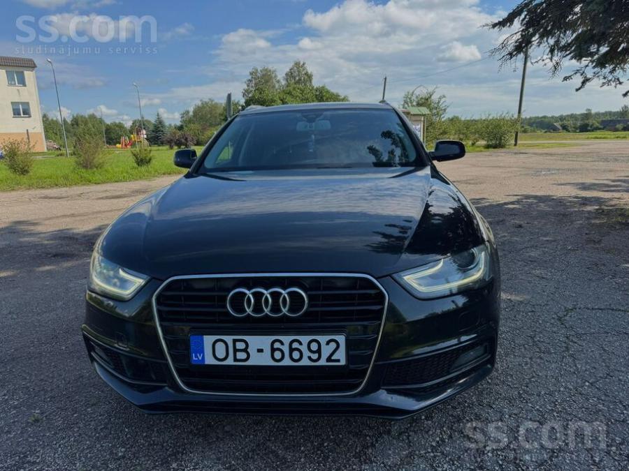 Black Audi A4 2014 in Preili, with an engine capacity of 2.00 L and mileage of 0 thousand km for 6999 €, photo 1 on AUTOMOTO.COM.LV