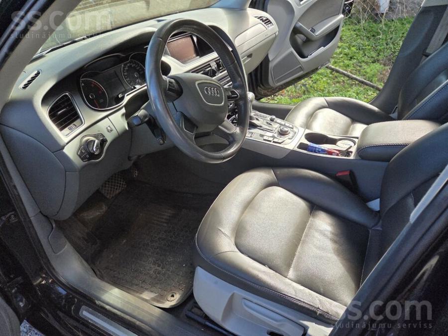 Black Audi A4 2014 in Riga, with an engine capacity of 2.00 L and mileage of 252 thousand km for 5390 €, photo 9 on AUTOMOTO.COM.LV