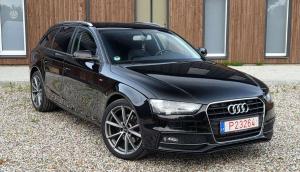 Black Audi A4 2014 in Raseiniai, with an engine capacity of 1.97 L and mileage of 260 thousand km for 7449 €, photo  on AUTOMOTO.COM.LV