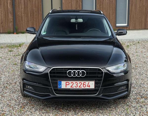 Black Audi A4 2014 in Raseiniai, with an engine capacity of 1.97 L and mileage of 260 thousand km for 7449 €, photo 2 on AUTOMOTO.COM.LV