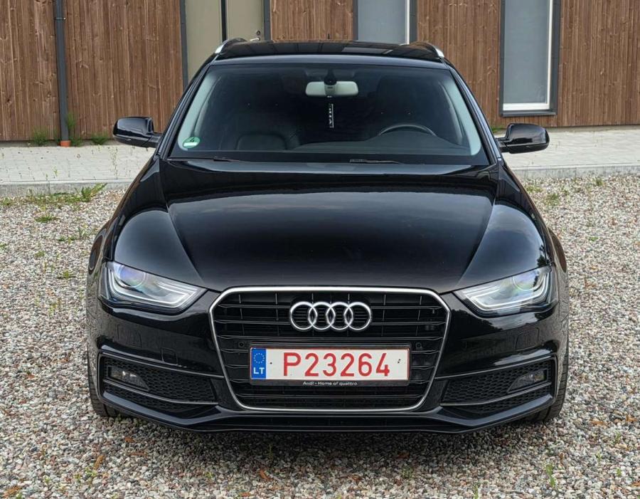 Melns Audi A4 2014 Raseiniai, ar dzinēja tilpumu 1.97 L un nobraukumu 260 tūkst. km par 7449 €, foto 3 vietnē AUTOMOTO.COM.LV