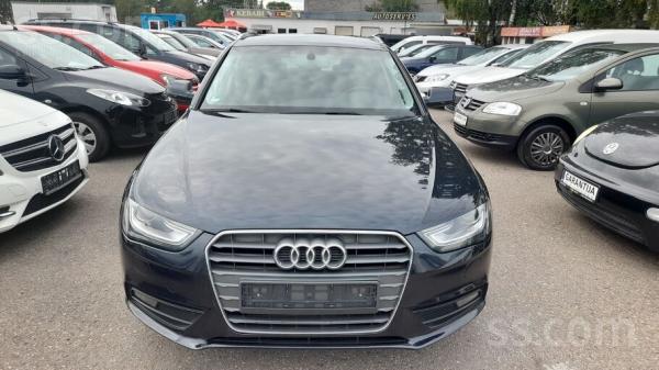 Black Audi A4 2014 in Riga, with an engine capacity of 2.00 L and mileage of 290 thousand km for 6900 €, photo 1 on AUTOMOTO.COM.LV