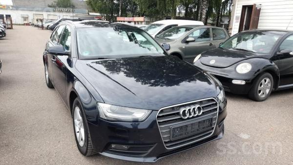 Black Audi A4 2014 in Riga, with an engine capacity of 2.00 L and mileage of 290 thousand km for 6900 €, photo 2 on AUTOMOTO.COM.LV