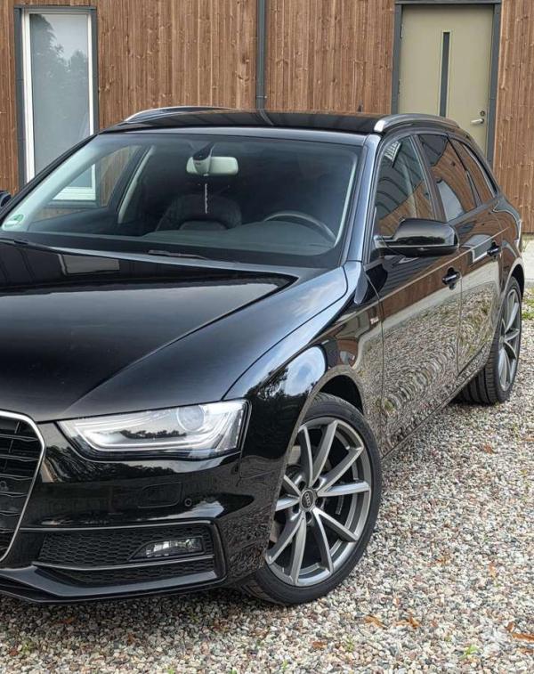 Black Audi A4 2014 in Raseiniai, with an engine capacity of 1.97 L and mileage of 261 thousand km for 7399 €, photo 2 on AUTOMOTO.COM.LV