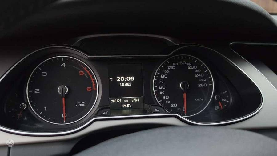 Black Audi A4 2014 in Raseiniai, with an engine capacity of 1.97 L and mileage of 261 thousand km for 7399 €, photo 19 on AUTOMOTO.COM.LV