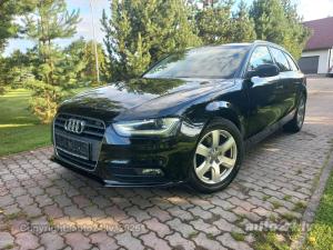 Melns Audi A4 2014 Tartu, ar dzinēja tilpumu 2.00 L un nobraukumu 199 tūkst. km par 9790 €, foto  vietnē AUTOMOTO.COM.LV