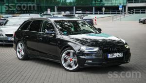 Black Audi A4 2014 in Riga, with an engine capacity of 2.00 L and mileage of 140 thousand km for 11500 €, photo 4 on AUTOMOTO.COM.LV