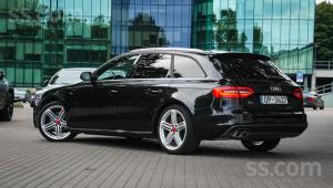 Black Audi A4 2014 in Riga, with an engine capacity of 2.00 L and mileage of 140 thousand km for 11500 €, photo 8 on AUTOMOTO.COM.LV