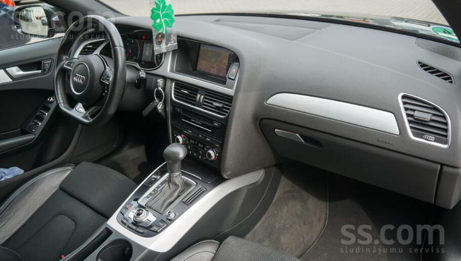 Black Audi A4 2014 in Riga, with an engine capacity of 2.00 L and mileage of 140 thousand km for 11500 €, photo 14 on AUTOMOTO.COM.LV