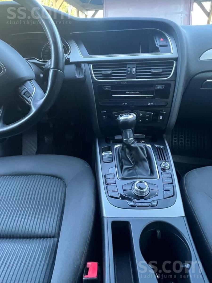 Black Audi A4 2014 in Daugavpils, with an engine capacity of 2.00 L and mileage of 293 thousand km for 8200 €, photo 9 on AUTOMOTO.COM.LV
