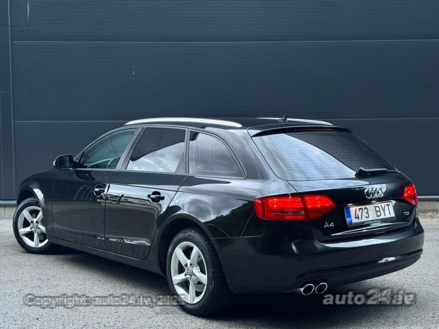 Melns Audi A4 2014 Tallina, ar dzinēja tilpumu 2.00 L un nobraukumu 314 tūkst. km par 5399 €, foto 4 vietnē AUTOMOTO.COM.LV