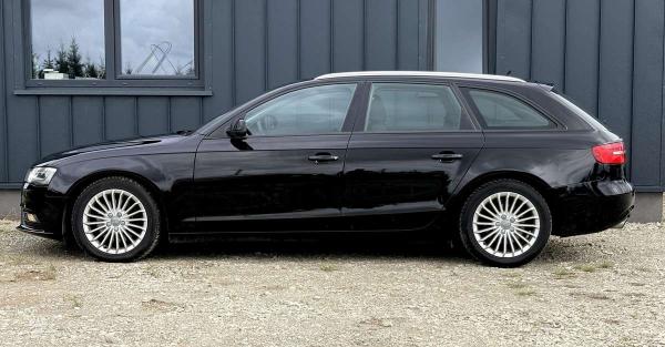 Audi A4 2014 in Klaipeda on AUTOMOTO.COM.LV Black Audi A4 2014 in Klaipeda, with an engine capacity of 2.97 L and mileage of 266 thousand km for 7900 €, photo 6 on AUTOMOTO.COM.LV
