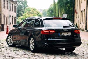 Black Audi A4 2014 in Riga, with an engine capacity of 2.00 L and mileage of 343 thousand km for 6200 €, photo 7 on AUTOMOTO.COM.LV