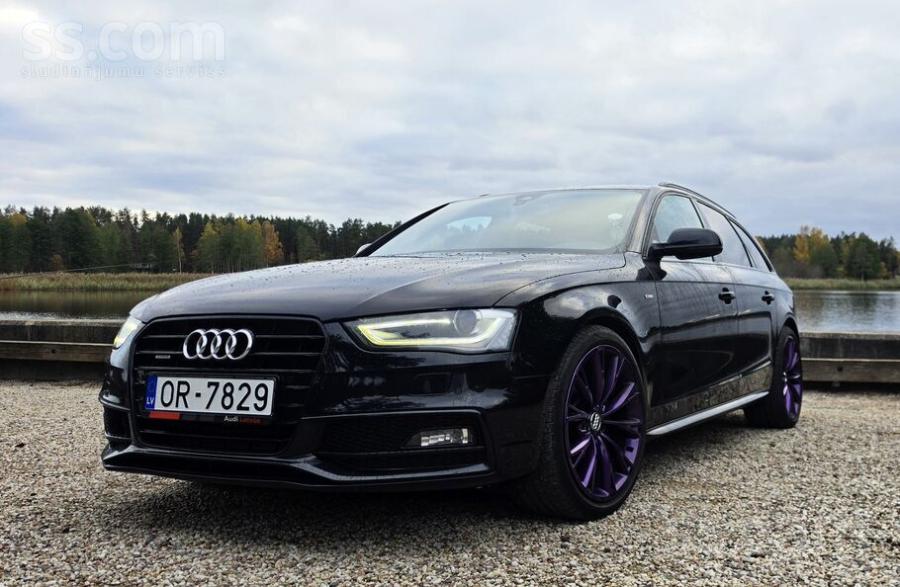 Black Audi A4 2014 in Jurmala, with an engine capacity of 3.00 L and mileage of 282 thousand km for 8800 €, photo 3 on AUTOMOTO.COM.LV