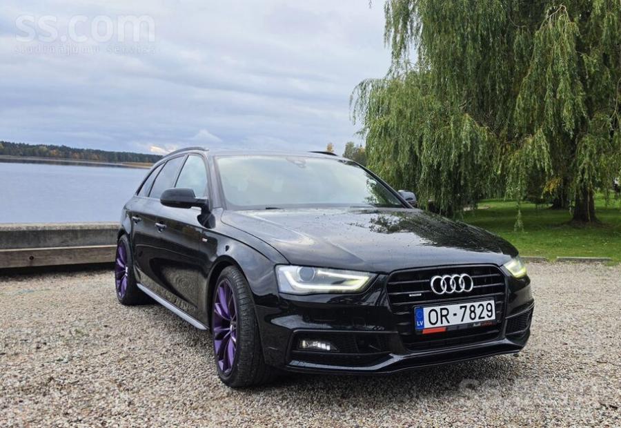 Black Audi A4 2014 in Jurmala, with an engine capacity of 3.00 L and mileage of 282 thousand km for 8800 €, photo 8 on AUTOMOTO.COM.LV