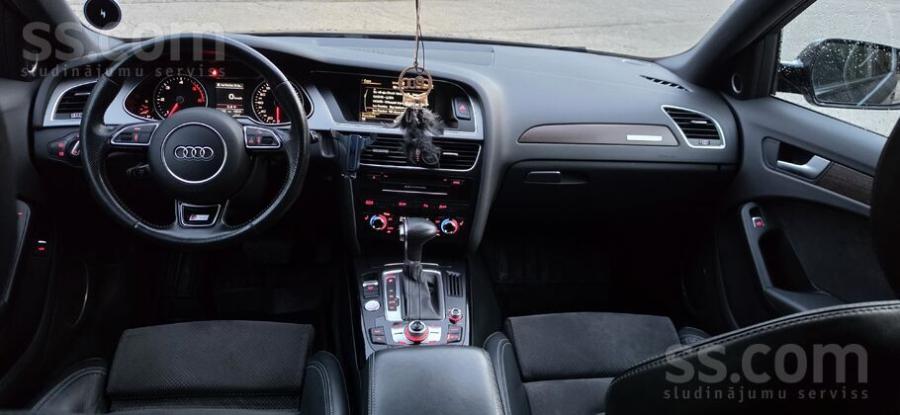 Black Audi A4 2014 in Jurmala, with an engine capacity of 3.00 L and mileage of 282 thousand km for 8800 €, photo 9 on AUTOMOTO.COM.LV