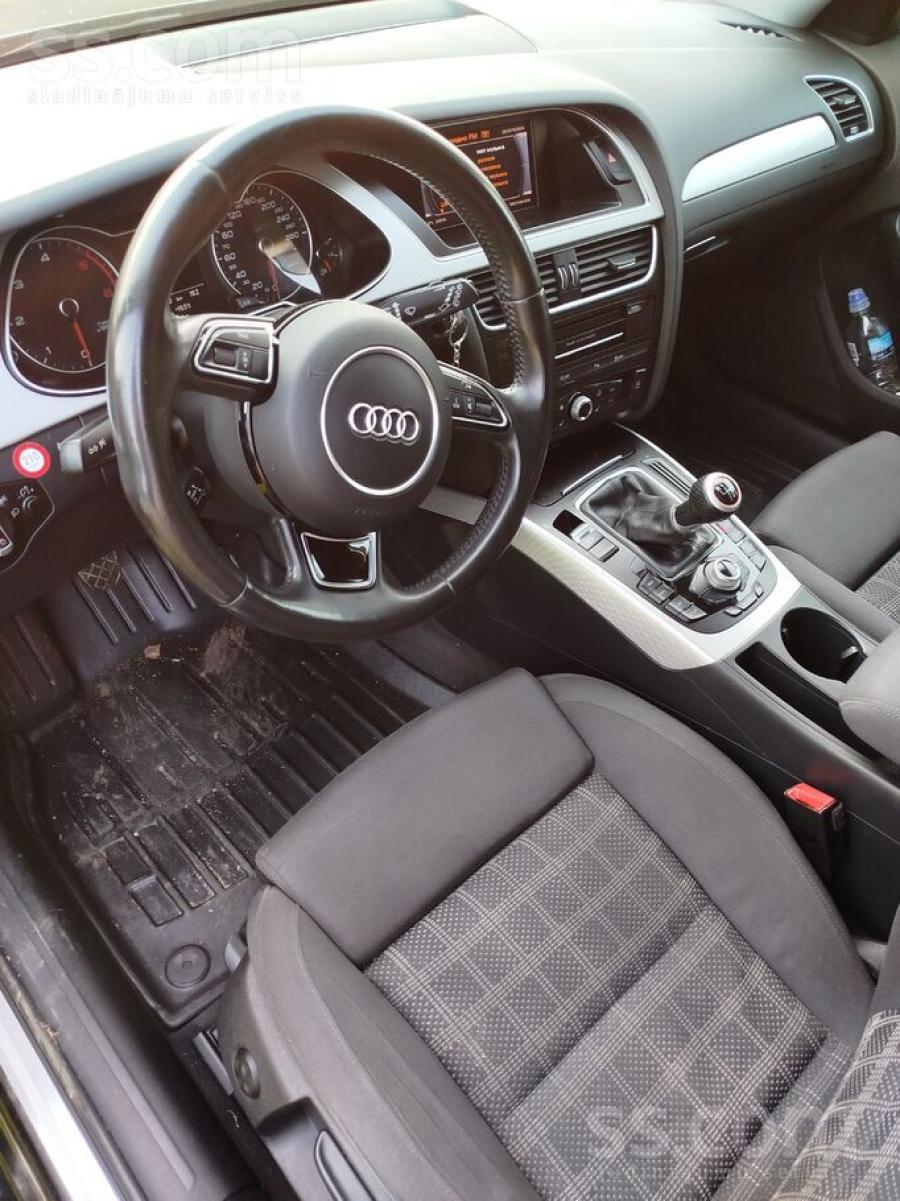 Black Audi A4 2015 in Balvi, with an engine capacity of 2.00 L and mileage of 220 thousand km for 8500 €, photo 2 on AUTOMOTO.COM.LV