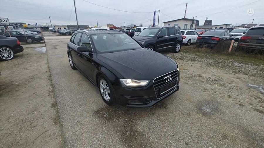 Melns Audi A4 2015 Viļņa, ar dzinēja tilpumu 1.97 L un nobraukumu 230 tūkst. km par 9700 €, foto 3 vietnē AUTOMOTO.COM.LV