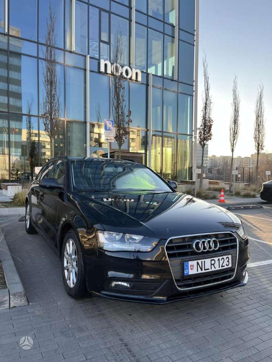 Melns Audi A4 2015 Viļņa, ar dzinēja tilpumu 1.97 L un nobraukumu 251 tūkst. km par 8250 €, foto 1 vietnē AUTOMOTO.COM.LV