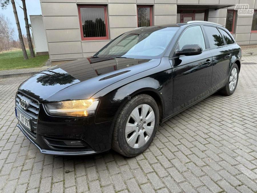 Black Audi A4 2015 in Mazeikiai, with an engine capacity of 2.00 L and mileage of 315 thousand km for 8350 €, photo 1 on AUTOMOTO.COM.LV