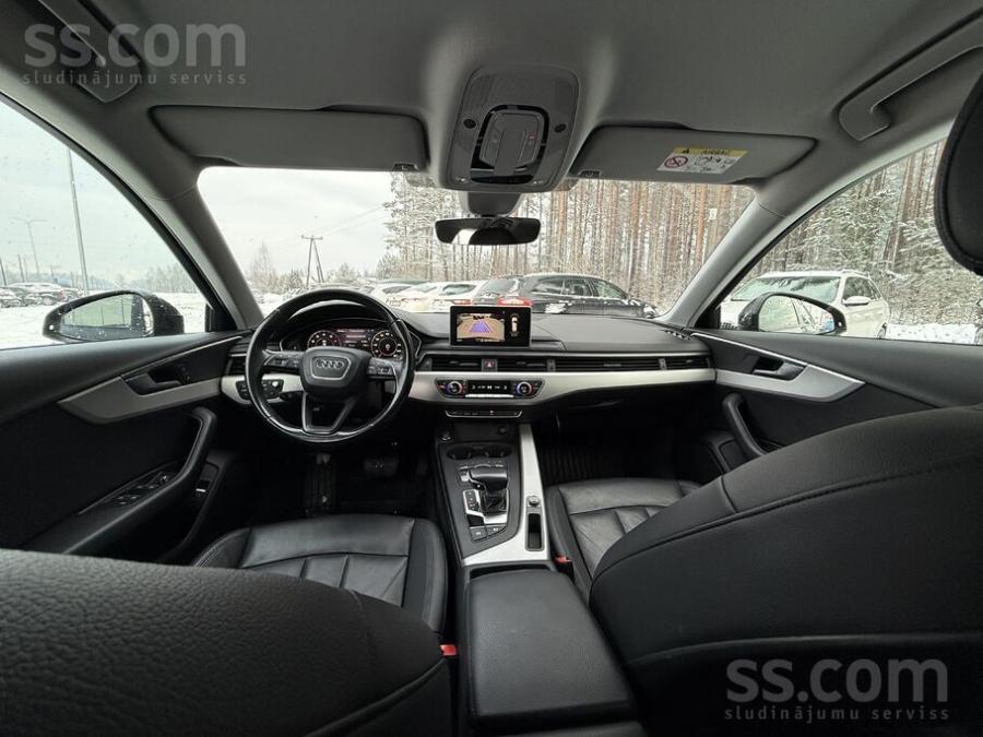 Black Audi A4 2015 in Jelgava, with an engine capacity of 2.00 L and mileage of 270 thousand km for 16400 €, photo 6 on AUTOMOTO.COM.LV