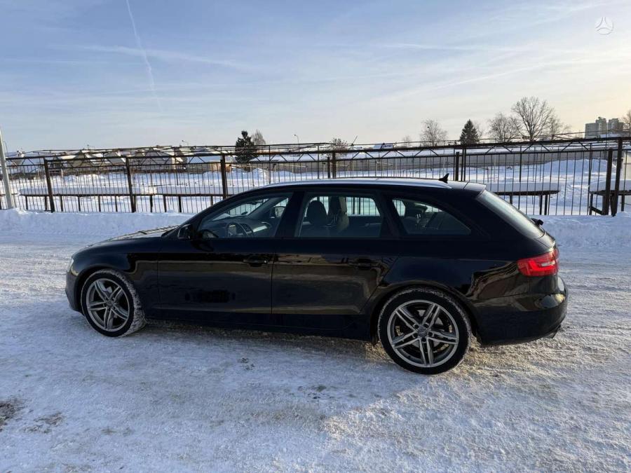 Black Audi A4 2015 in Telschi, with an engine capacity of 1.97 L and mileage of 283 thousand km for 8400 €, photo 14 on AUTOMOTO.COM.LV
