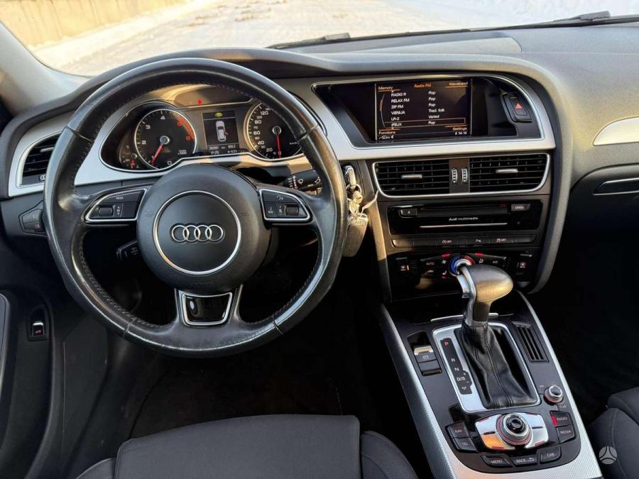 Black Audi A4 2015 in Telschi, with an engine capacity of 1.97 L and mileage of 283 thousand km for 8400 €, photo 25 on AUTOMOTO.COM.LV