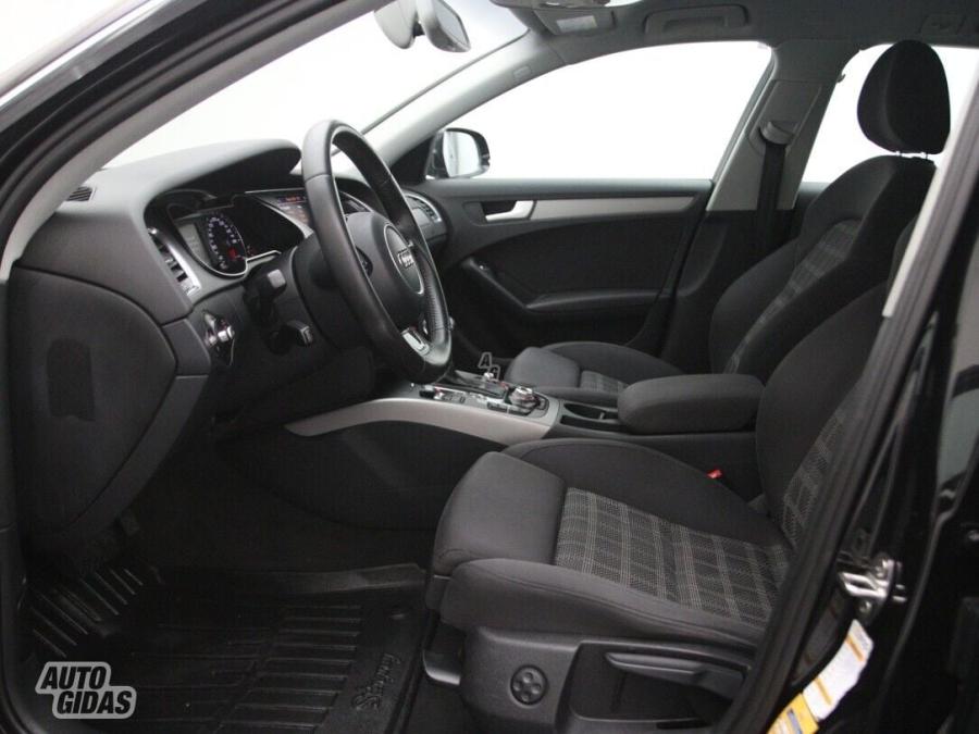 Black Audi A4 2015 in Vilnius, with an engine capacity of 2.00 L and mileage of 248 thousand km for 10399 €, photo 4 on AUTOMOTO.COM.LV