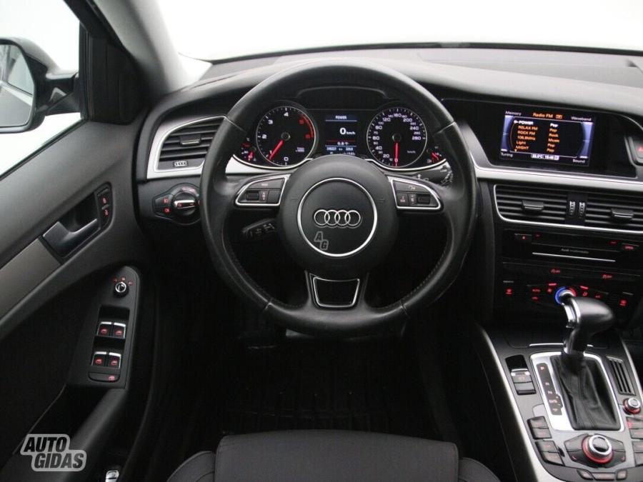 Black Audi A4 2015 in Vilnius, with an engine capacity of 2.00 L and mileage of 248 thousand km for 10399 €, photo 17 on AUTOMOTO.COM.LV